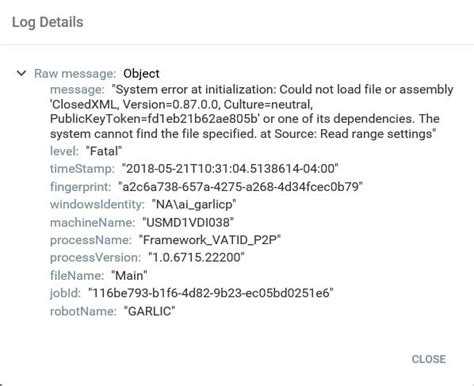 System Error At Initialization Help Uipath Community Forum
