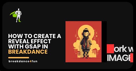 how to create a reveal effect with gsap