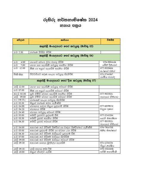 Run Sheet Pdf