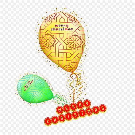 메리 크리스마스 일러스트 풍선 디자인 Png 명랑한 크리스마스 크리스마스 풍선 Png 일러스트 및 Psd 이미지 무료 다운로드 Pngtree