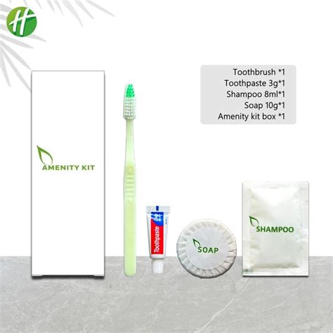 100sets Toothbrushtoothpasteshampoosoap Wbox Hotel Guest Kit Set