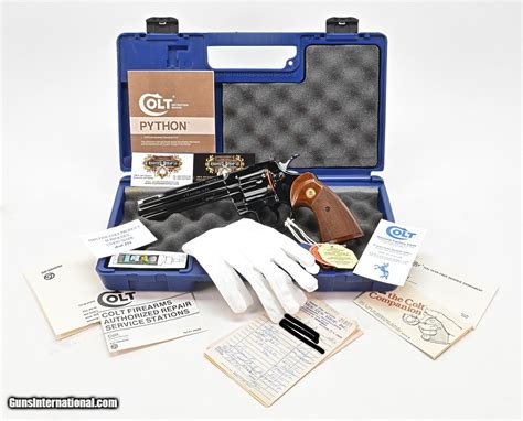 Colt Python 357 Mag 6 Inch Blue Like New Condition Dom 1980 For Sale