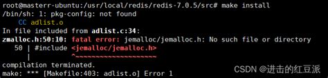 Ubuntu系统下redis集群搭建教程（主从哨兵）ubuntu 安装 Redis70 集群 Csdn博客