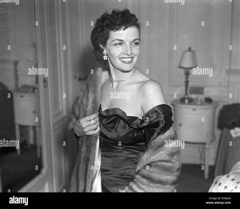 Jane Russell 1949 Film Star In London Voluptuous Sex Symbol And Star Of Hollywood Films TV And