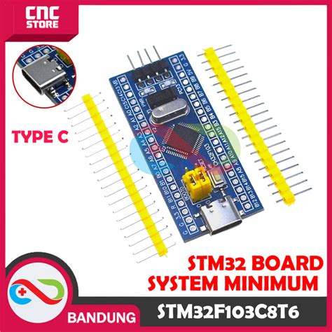 Jual STM32F103C8T6 ARM STM32 MINIMUM SYSTEM BOARD MODULE TYPE C Kota Bandung CNC STORE