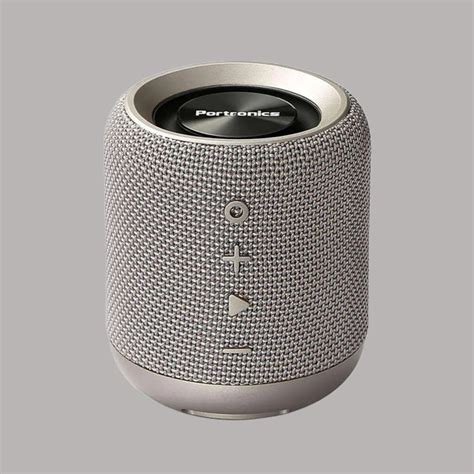 Portronics Sound Drum Portable Mini Speaker Grey