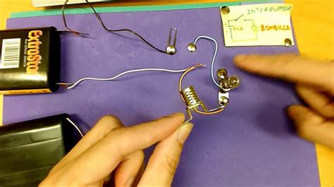 Práctica Electricidad Circuito Simplepilainterruptor Y Bombilla Youtube