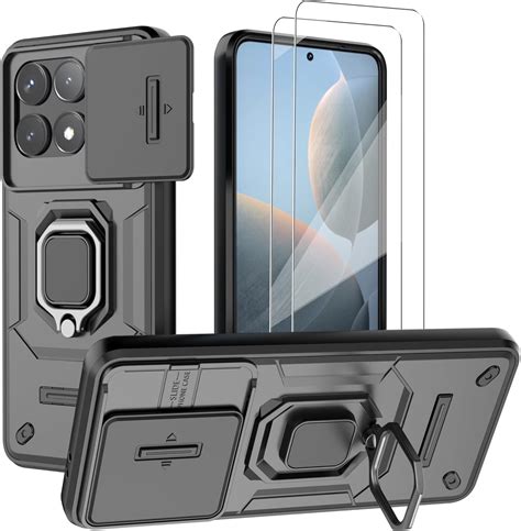 Amazon com WRTBS Funda para teléfono Xiaomi Poco F Pro G con protector de pantalla de vidrio