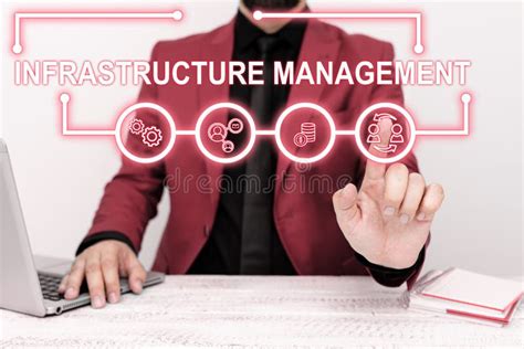 Text Caption Presenting Infrastructure Management Business Idea