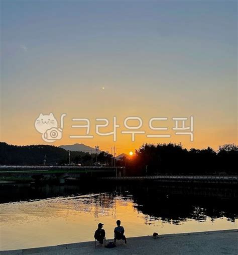 여름 여름바다 노을 노을바다 여름노을 사진이미지일러스트캘리그라피 Nans1230작가