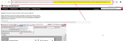 Webench Orcad Connector Not Able To Activate License Key Simulation Hardware And System Design