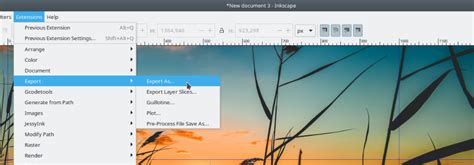 Inkscape Save As Save As Save As WEBP Save As PNG Extension