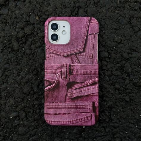 몽유룸 히피데님 더스티핑크 갤럭시 아이폰 케이스 위시버킷