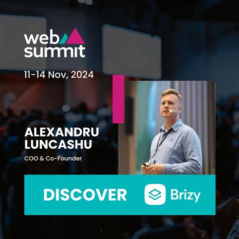 Brizy On Linkedin Brizy Nocode Websummit Lisbon