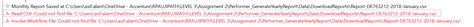 Level 3 Assignment 2 Generate Yearly Report Performer Cannot