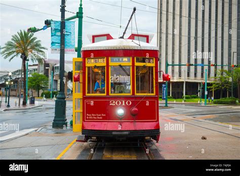 Rta Streetcar Canal Line Route 47 Or Route 48 On Canal Street In