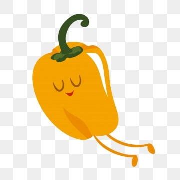 Pepper Cartoon Vector Art Png Sweet Pepper Cartoon Cartoon Bell Pepper