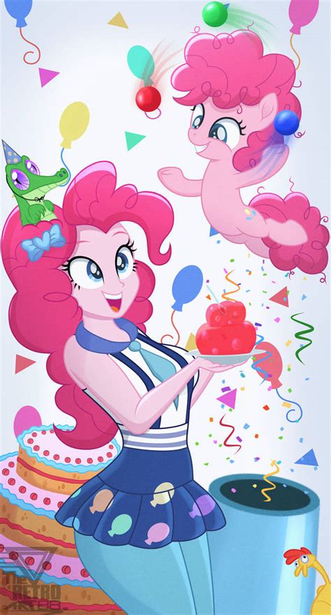 Pinkie Pie Party Time Pinkie Pie Day By Theretroart88 On Deviantart
