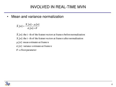Ppt On Real Time Mean And Variance Normalization Of Speech Recognition Features Powerpoint