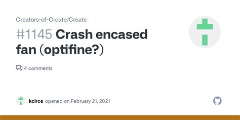 Crash Encased Fan Optifine · Issue 1145 · Creators Of Create Create · Github