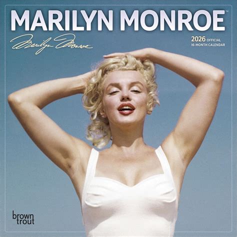 Marilyn Monroe Official 2026 7 X 14 Inch Hanging Monthly Mini Wall