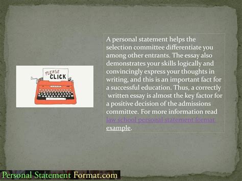 Format Of Personal Statement What You Need To Know By Personal