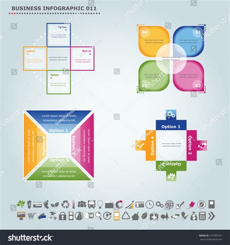 Vector Infographic Template Infographic Infochart Diagram Stock Vector Royalty Free