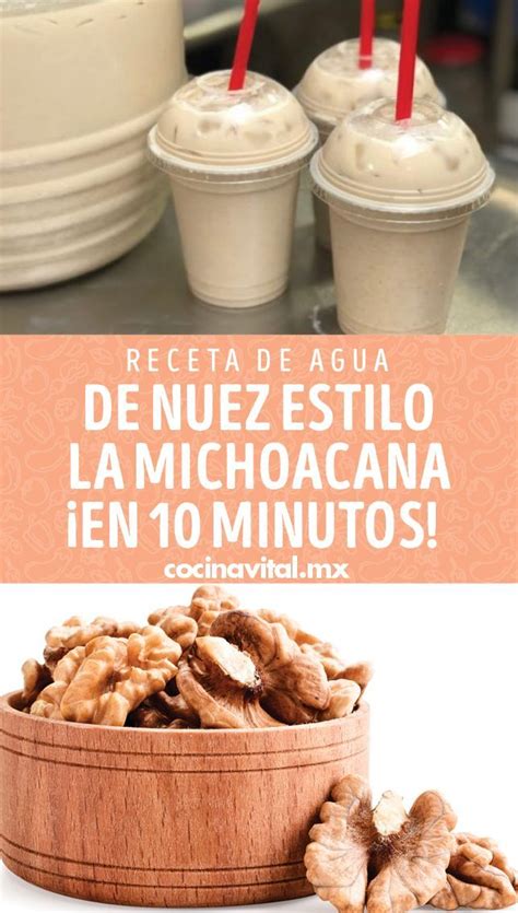 Receta De Agua De Nuez Estilo La Michoacana ¡en 10 Minutos Recipe
