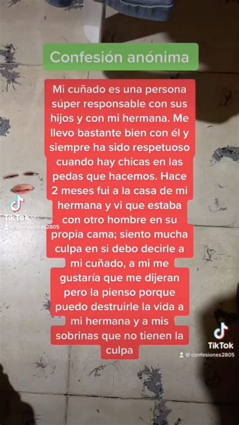 “descubrí A Mi Hermana Siendo Infiel A Mi Cuñado Y No Se Si Decirle