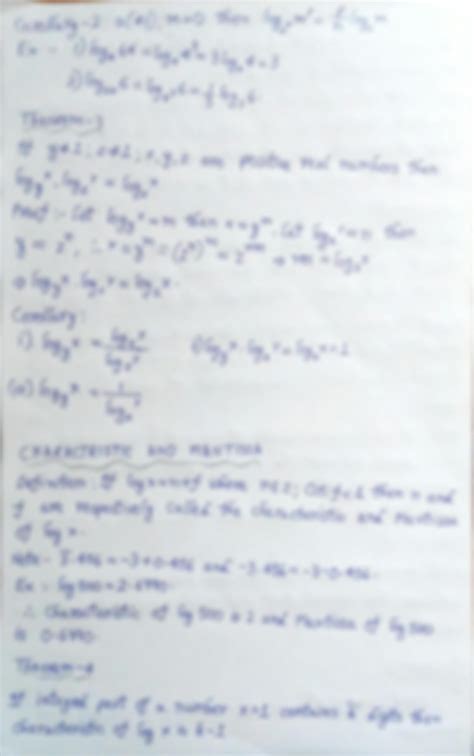 SOLUTION Logarithm Theory Fully Explained Studypool