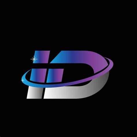 Cool Metalic Initials Id Logo 10383930 Vector Art At Vecteezy