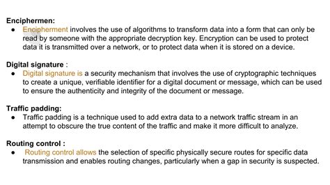 Osi Security Architecture In Networkpptx