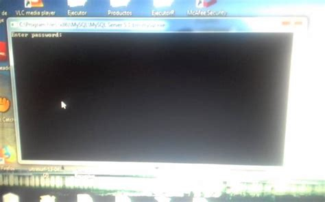 mis primeros pasos con mysql menu