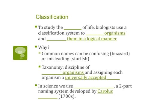 What Is The Current Classification System Used By Biologists At Dawn
