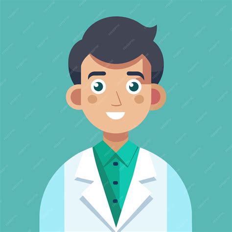 Flat Style Vector Illustration Of A Medical Physicist Premium Ai