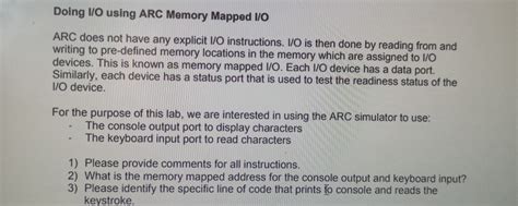 cps310 computer organization ii lab 3 arc memory