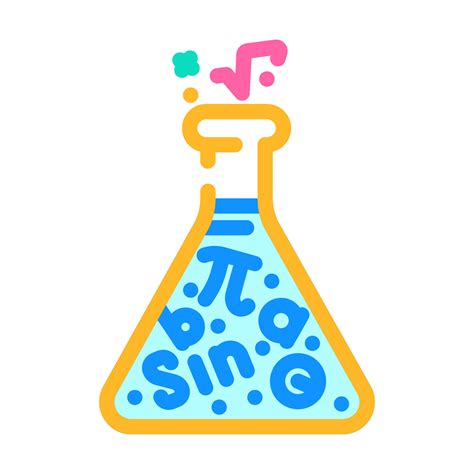 Math Science Education Color Icon Vector Illustration Vector Art At Vecteezy
