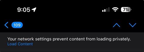 “your Network Settings Prevent Content From Loading Privately” R