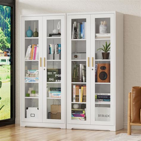 Buy Storage Cabinet With Doors And Shelves Display Cabinet With Glass