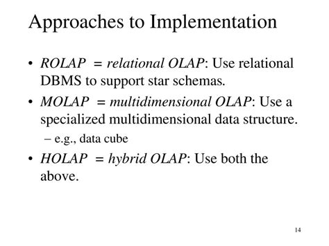 on line analytic processing ppt download