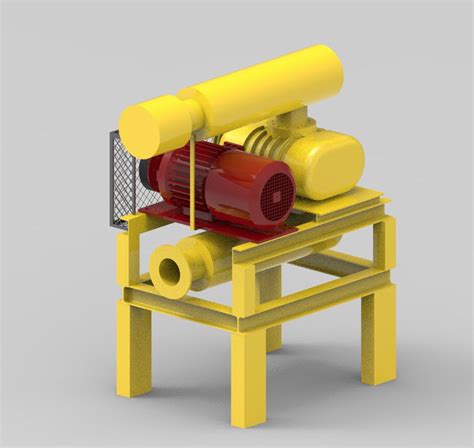 Root Blower 3d Cad Model Library Grabcad