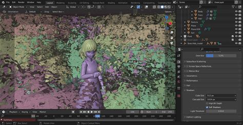 Anime Style Scene Rendered In Eevee R Blender