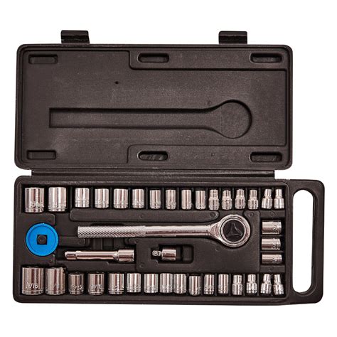 Amtech 40pc Socket Set Sandd Timber