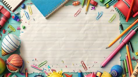 premium photo empty notebook in colorful scrap