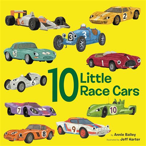 10 Little Race Cars 10 Little Vehicles 9780593710098