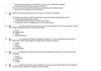 Test Bank Health Psychology Well Being In A Diverse World 5th Edition