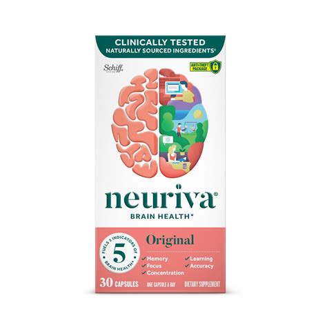 Neuriva Original Brain Support Supplement Supports Focus Memory Learning Accuracy