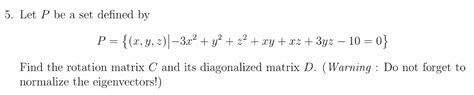 Solved Let P Be A Set Defined By Chegg