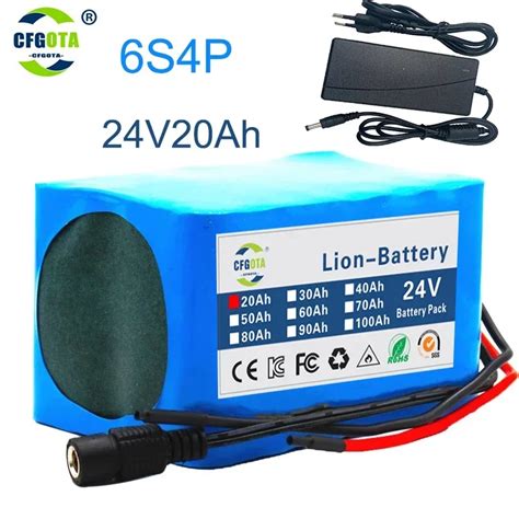 전기자전거 밧데리 배터리 전기 자전거 모페드 리튬 이온 팩 6s4p 24v 20ah 18 티몬
