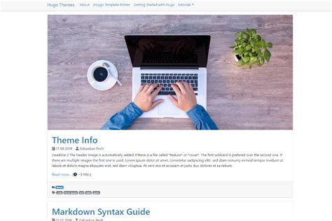 GitHub Spech Bootstrap Bp Hugo Theme Bootstrap Based Hugo Theme Which Provides Out Of The